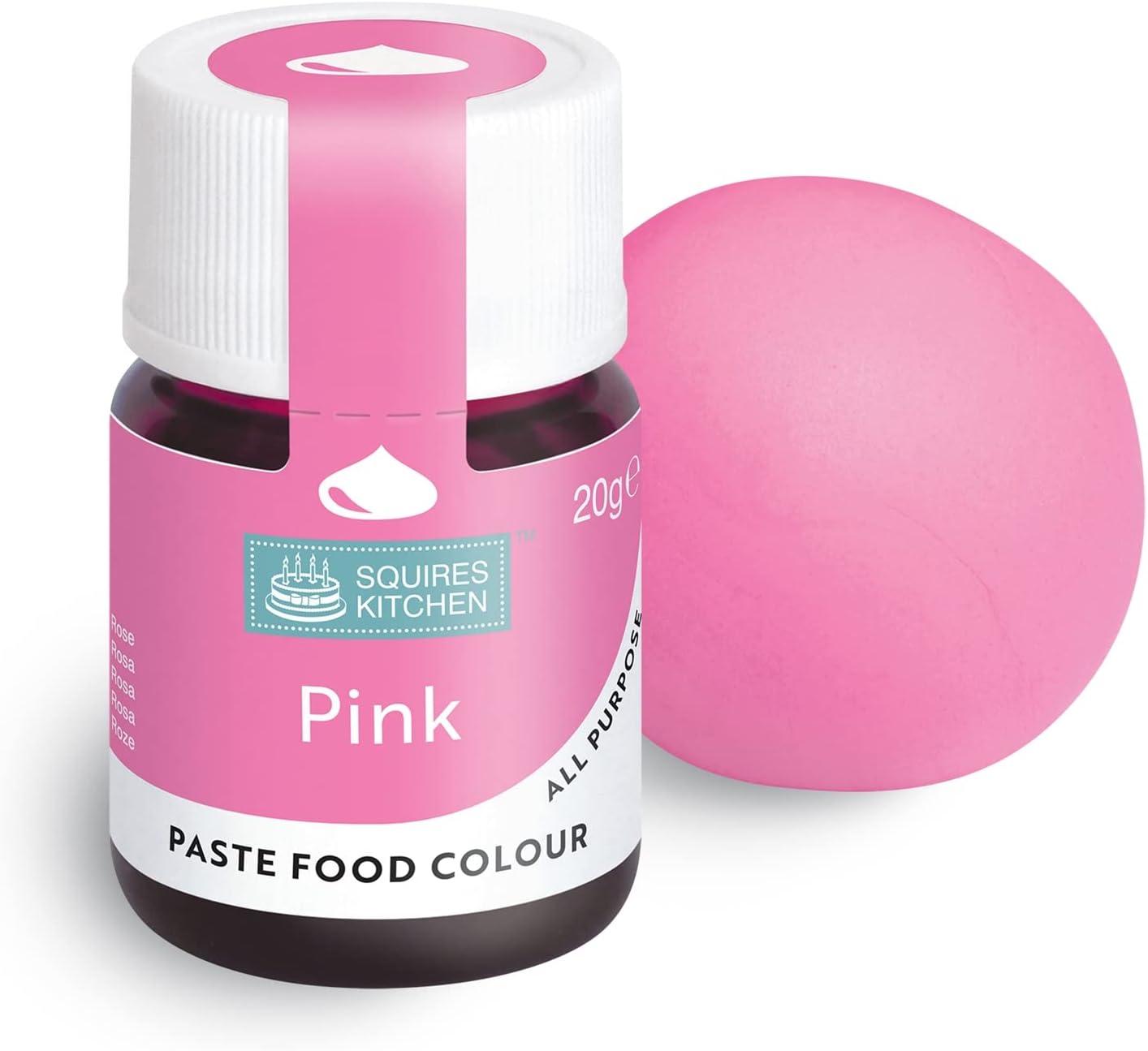 Squires Kitchen Pink Food Colouring Paste - 20g | Concentrated for ...