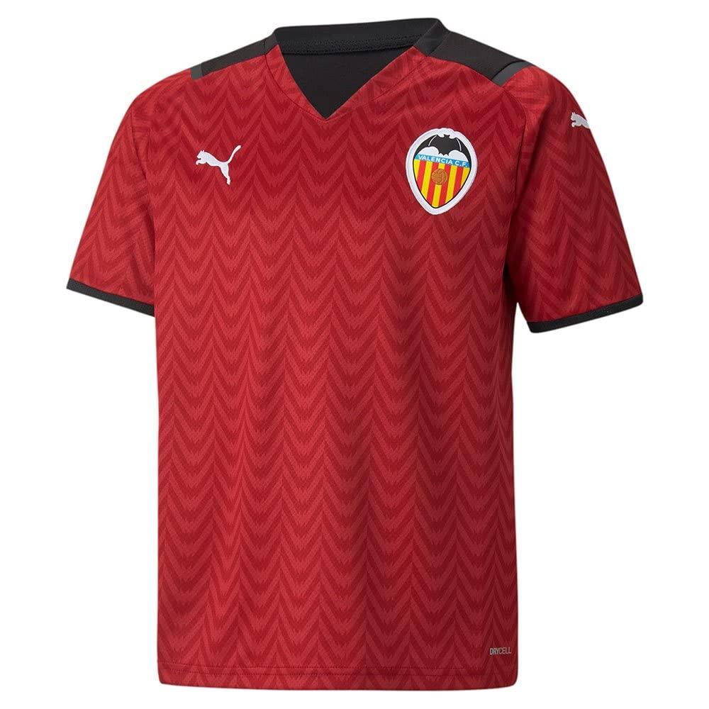 PUMA Unisex Valencia Away Jersey 2021/22 - Rio Red & Puma Black ...