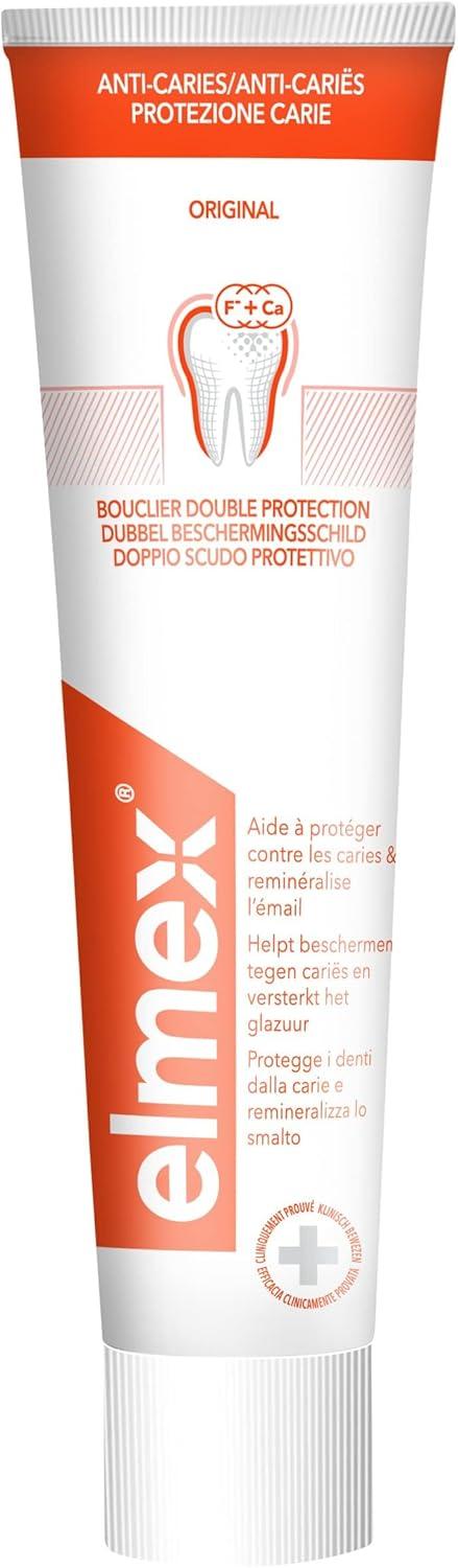 Elmex Toothpaste Against Caries - 0% Dyes Sensitive Teeth & Gum ...