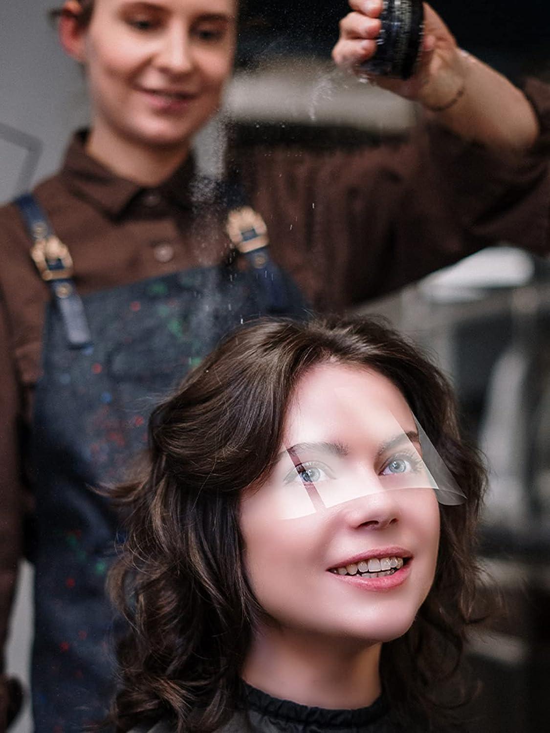 EBANKU 200 PCS Upgrade Disposable Shower Face Shields for Eyebrow and ...