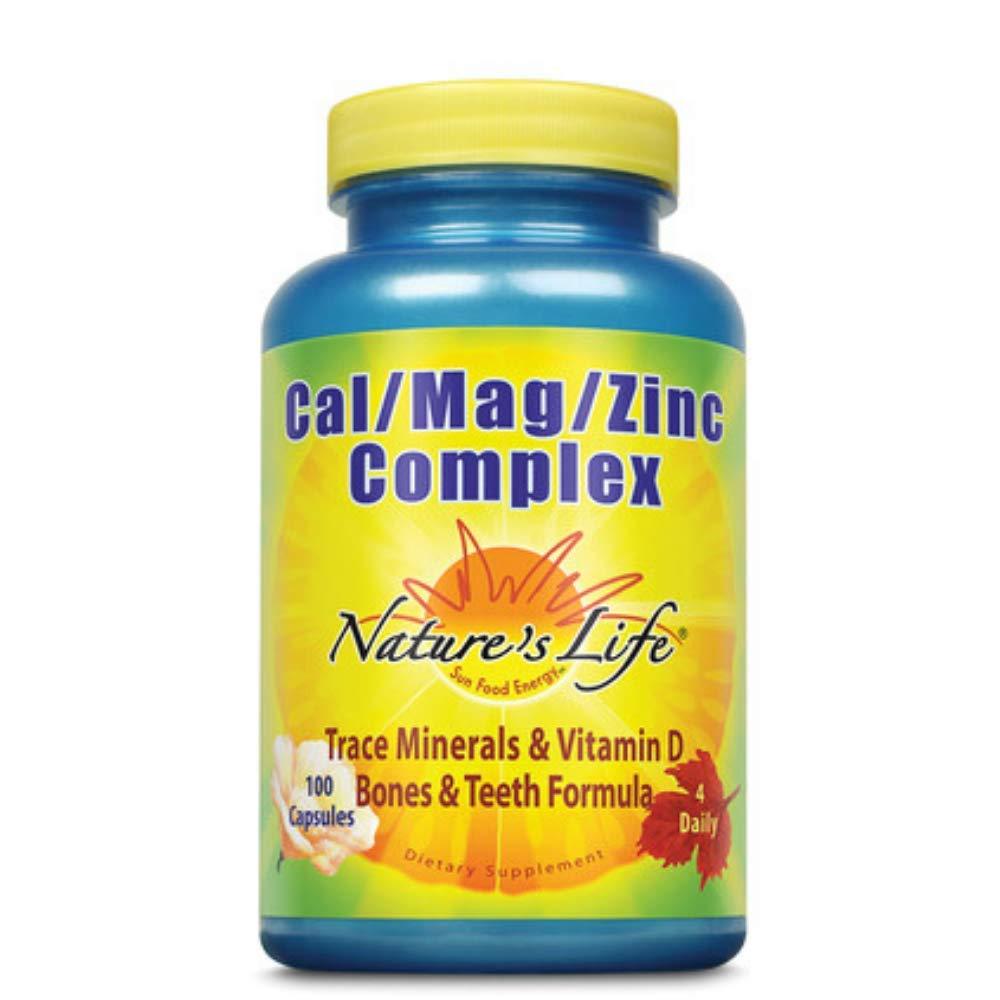 Nature's Life Cal/Mag/Zinc Complex 100 ct - Essential Mineral ...