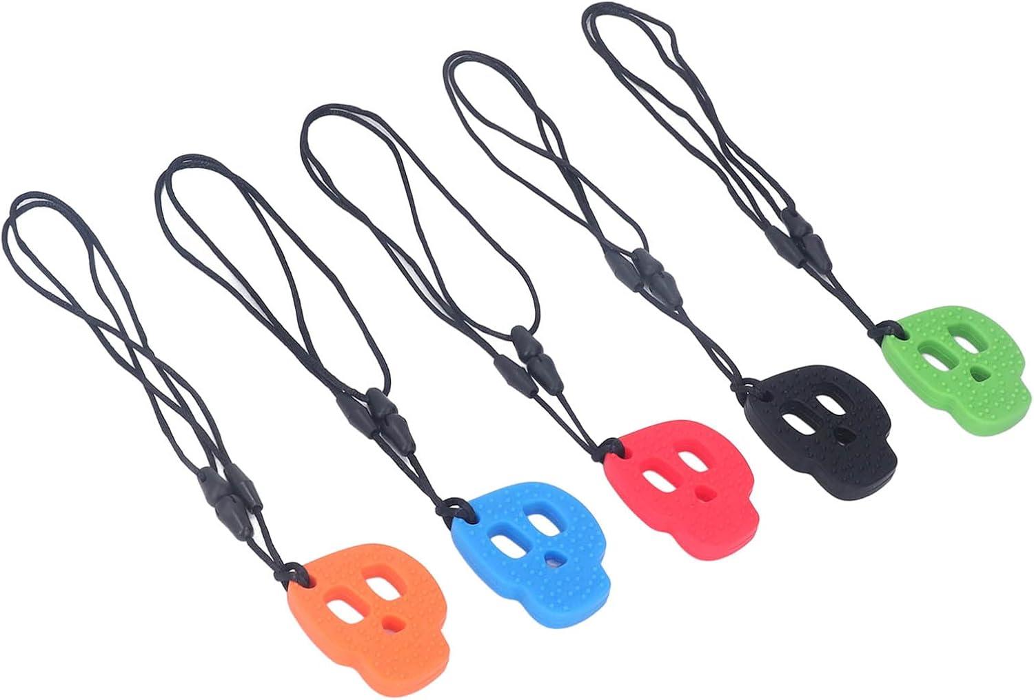 SPYMINNPOO Chew Chains for Sensory Kids | 5 Pack Silicone Oral Motor ...