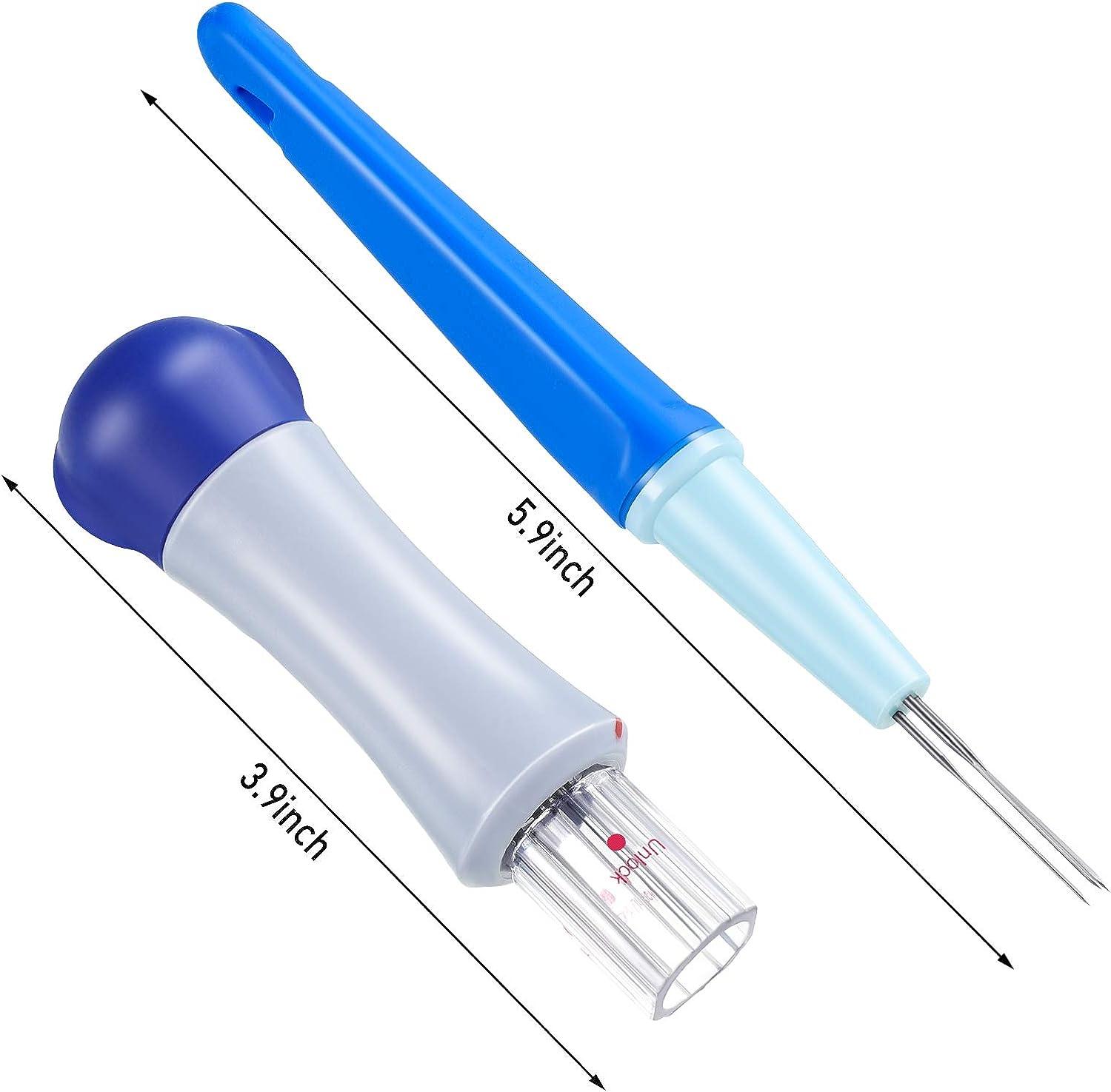 Needle Felting Tool Set with 3 Pen Style Needles & 7 Barbed Punch Style ...