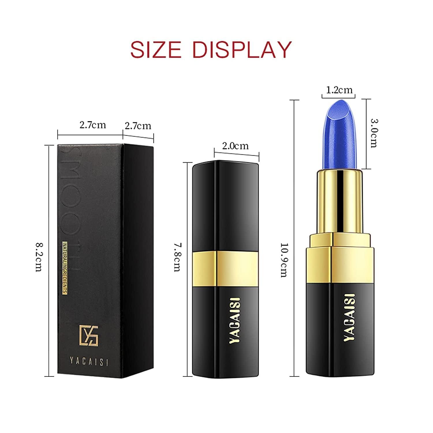 Go Ho Blue Magic Lipstick Shimmer Color Changing Lip Balm for Women 0 ...