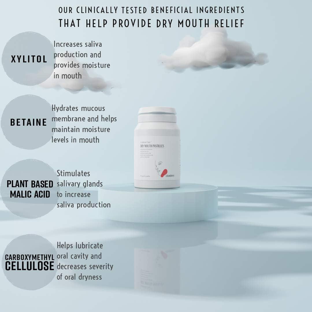 St Andrew's Trust Mint Pastilles for Dry Mouth Relief Sugar Free ...