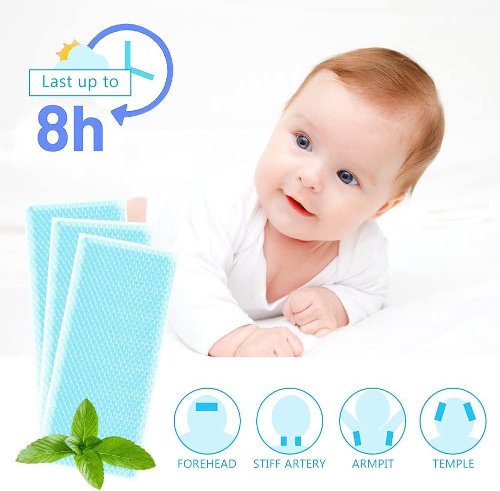 Fiever Cooling Plaster - 30 PCS Heat Stroke Relief & Cold Compress for ...