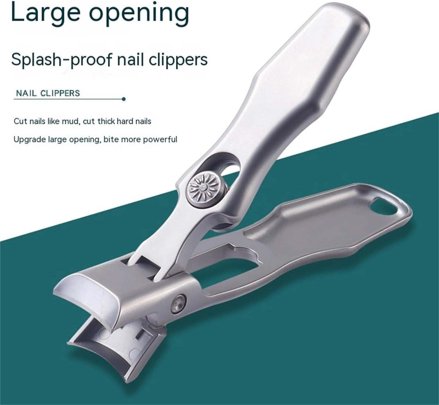 Cumuul Nail Clipper - Stainless Steel Slanted Fingernail & Toenail ...