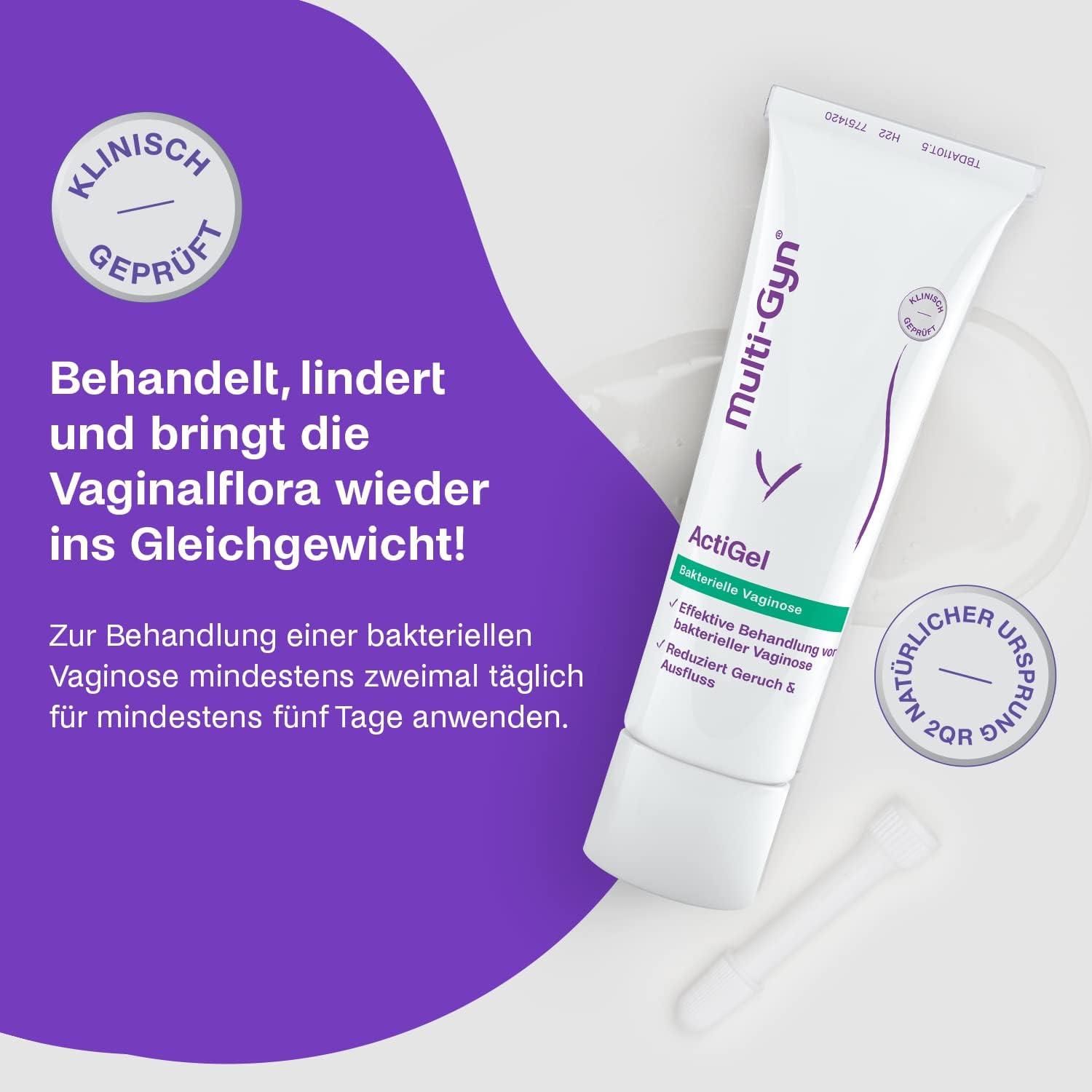 Multi-Gyn Actigel 50ml - Treatment & Prevention of Bacterial Vaginosis ...