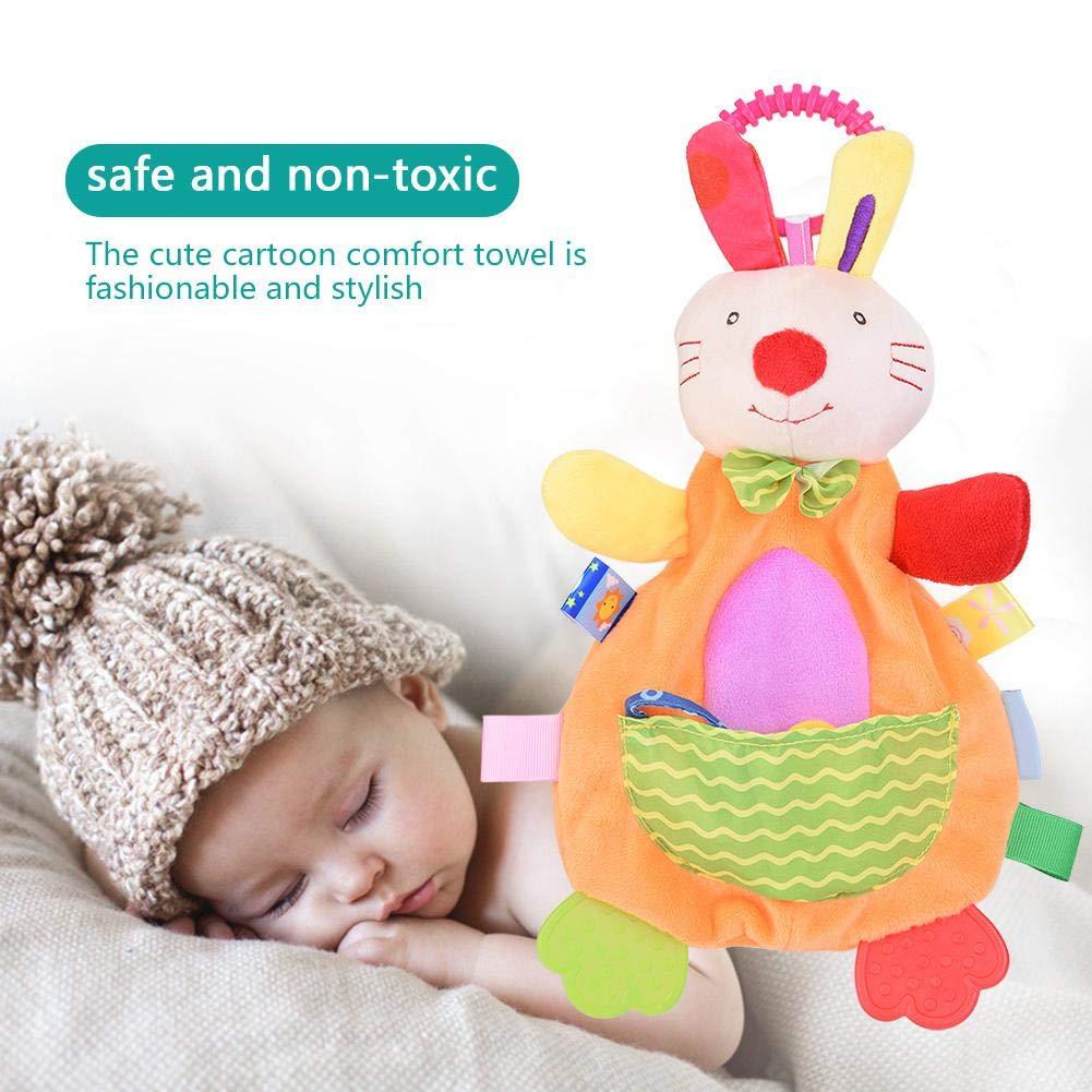Soft Plush Baby Bite Ring Toy - Safe Pacifier for Toddlers | Develops ...