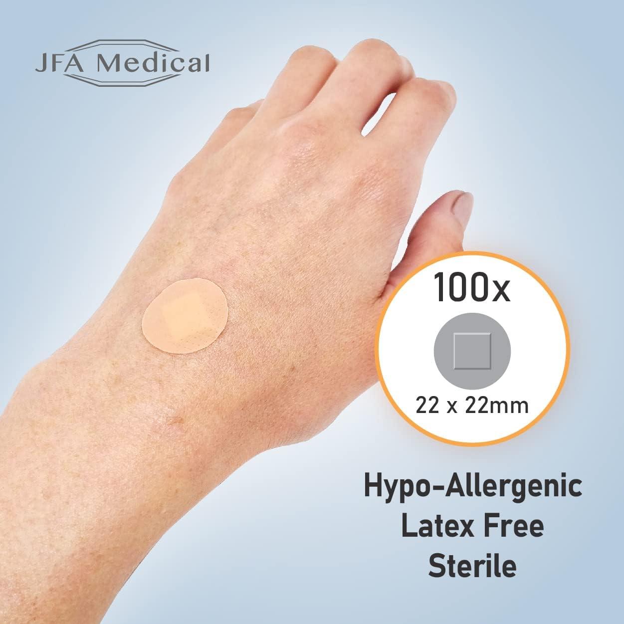 JFA Washproof Spot Plasters 22x22mm - 100 Plasters Per Box | Buy Now ...