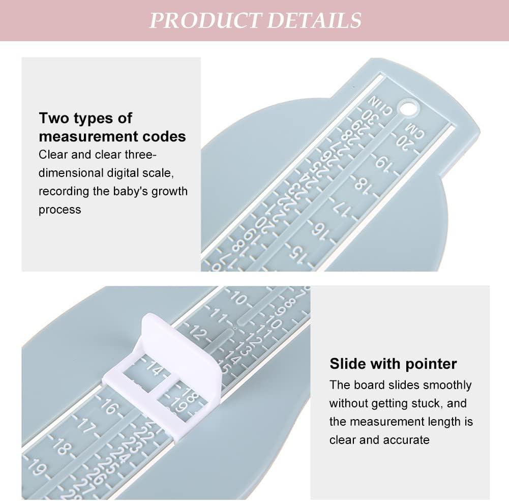 Buy Baby Foot Measuring Tool | Accurate Foot Length Ruler for Toddlers ...