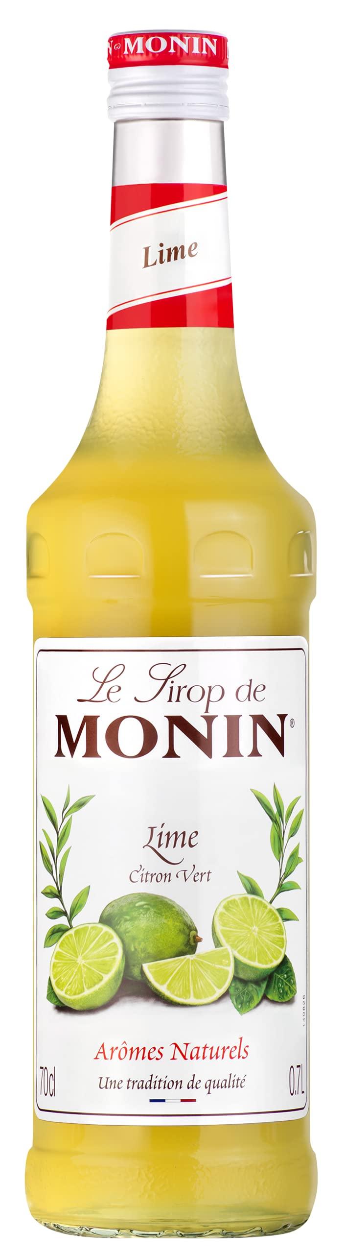 Monin Lime Syrup 70cl Bottle - Cocktail Mixology Lime Flavouring 700ml ...
