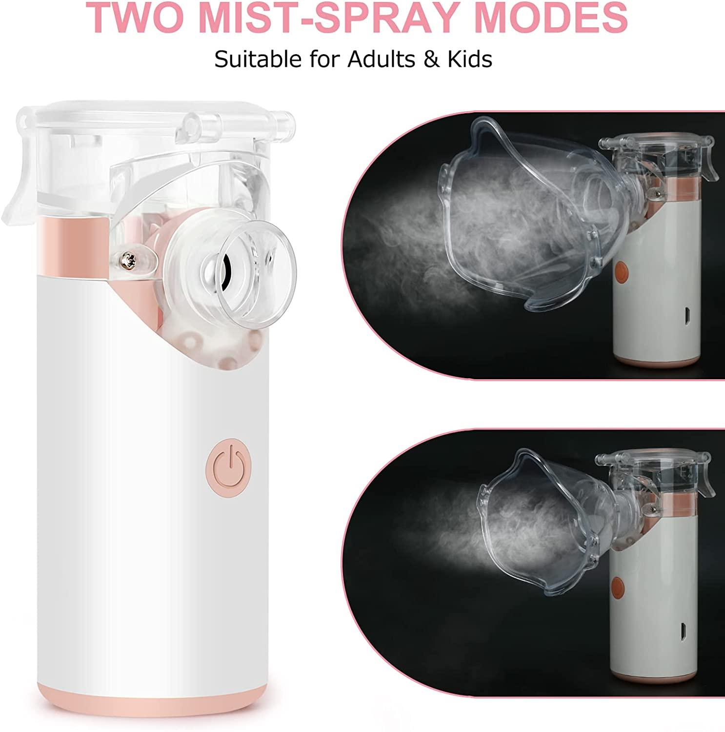 Portable Rechargeable Nebulizer - Handheld Cool Mist Machine for Adults ...