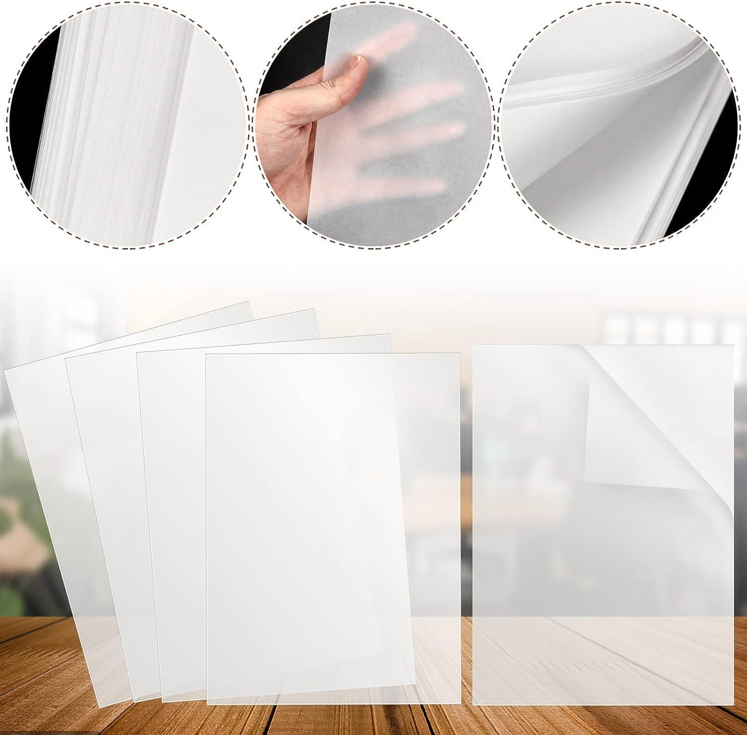 FSWCCK 150 Sheets Translucent Tracing Vellum Paper Printable 8.5 x 11 ...