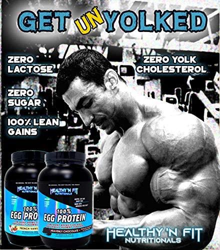 Healthy â€کN Fit 100% Egg Protein - Vanilla Ice Cream (2lb) | Pure Egg ...