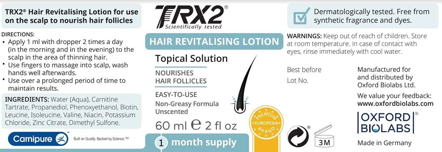 TRX2 Hair Revitalizing Lotion | Natural Treatment for Thicker, Fuller ...