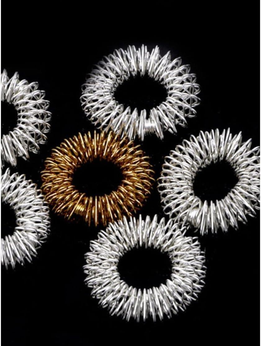 Finger Massage Rings - Sensory Hand Acupressure Therapy | Gold & Silver ...