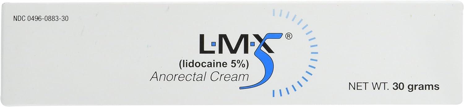 LMX5 Lidocaine Pain Relief Cream 30g Tube - Fast Acting & Long Lasting ...