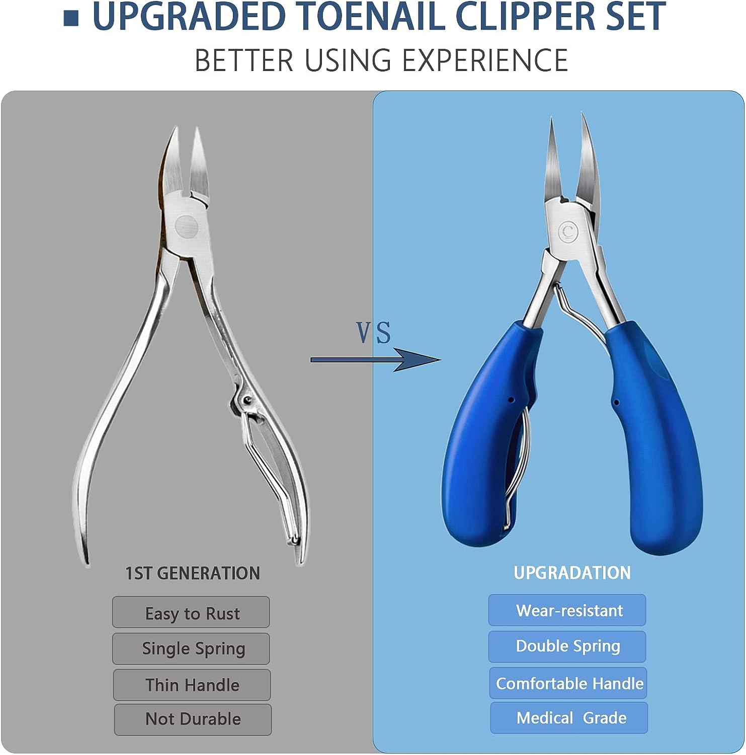 Ceegook Professional Toe Nail Clippers for Thick Nails & Ingrown ...