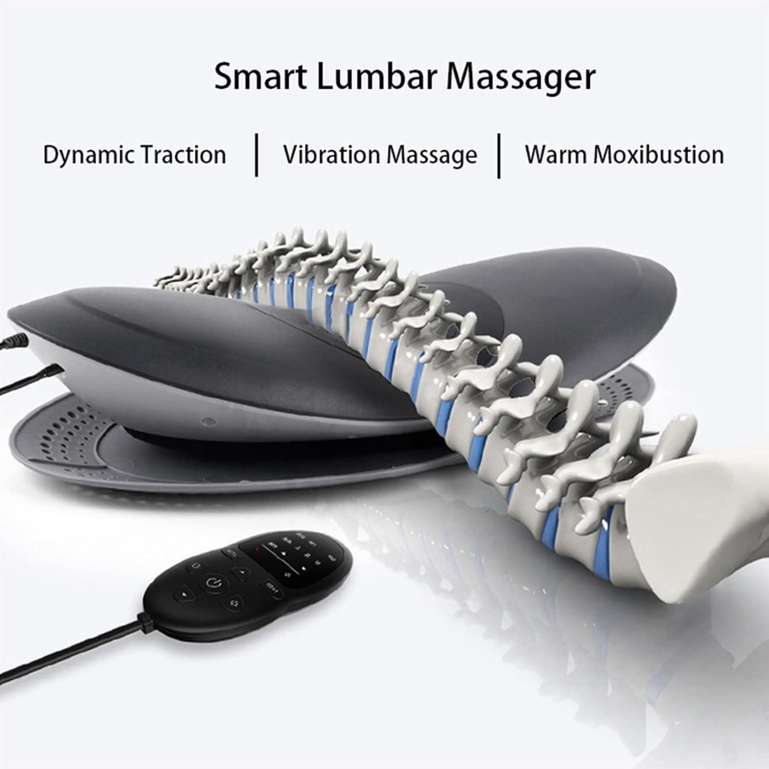 Electric Lumbar Traction Device - Inflatable Back Extension with Heat ...
