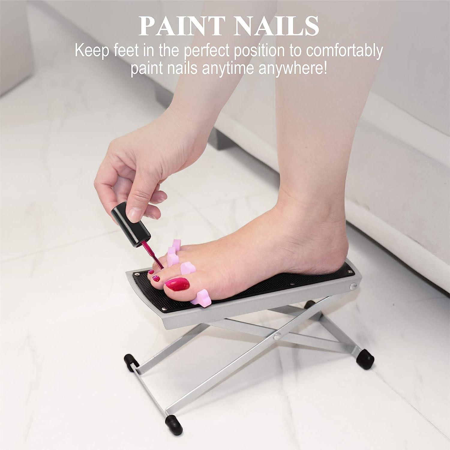 LiDiVi Adjustable Pedicure Foot Rest for Easy At-Home Pedicures - Non ...