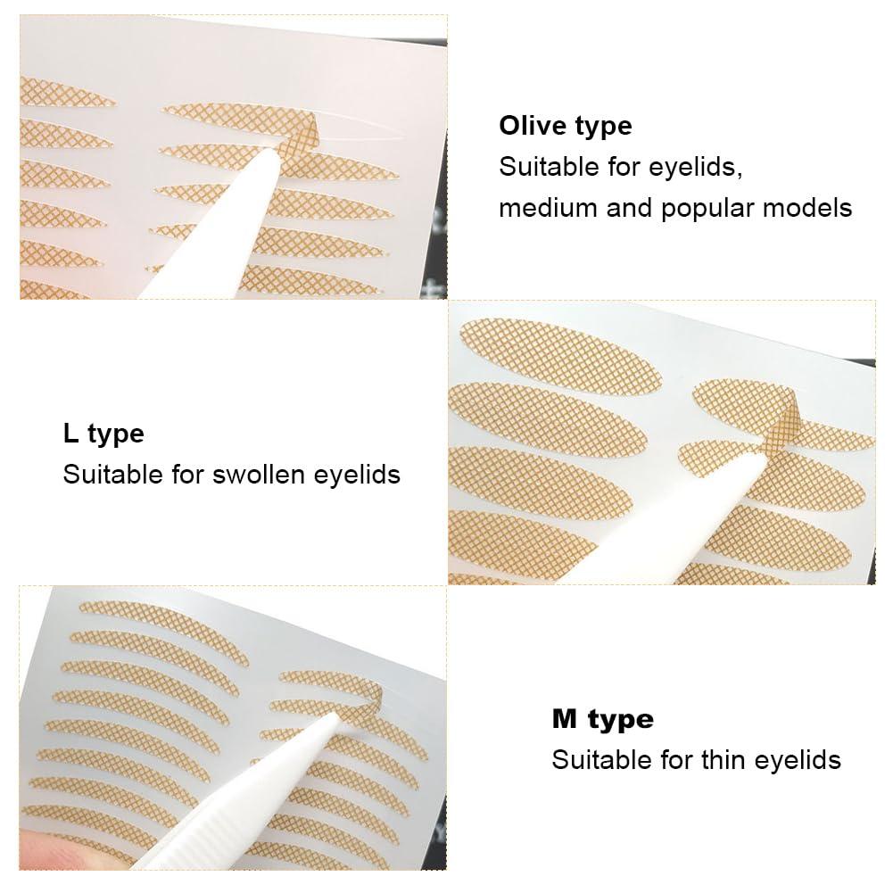 480pcs Waterproof Double Eyelid Stripes & Adhesive Tape | Invisible ...
