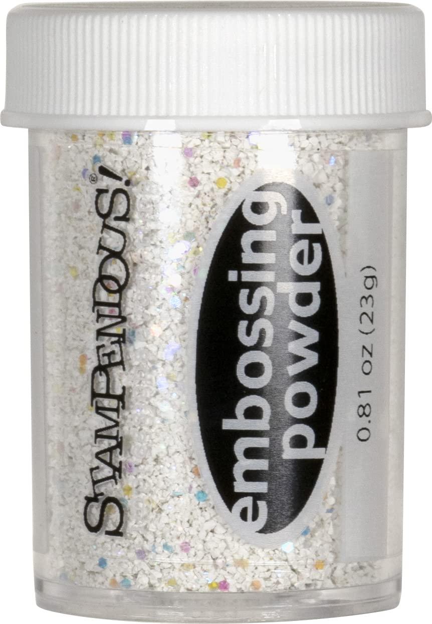 Chunky White Sparkle Large Embossing Powder - Create Stunning Designs ...