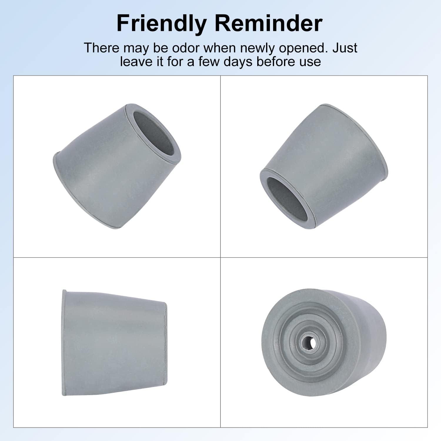 Supregear Universal Walker Tips - 4 Pcs Commode Replacement Tips for ...