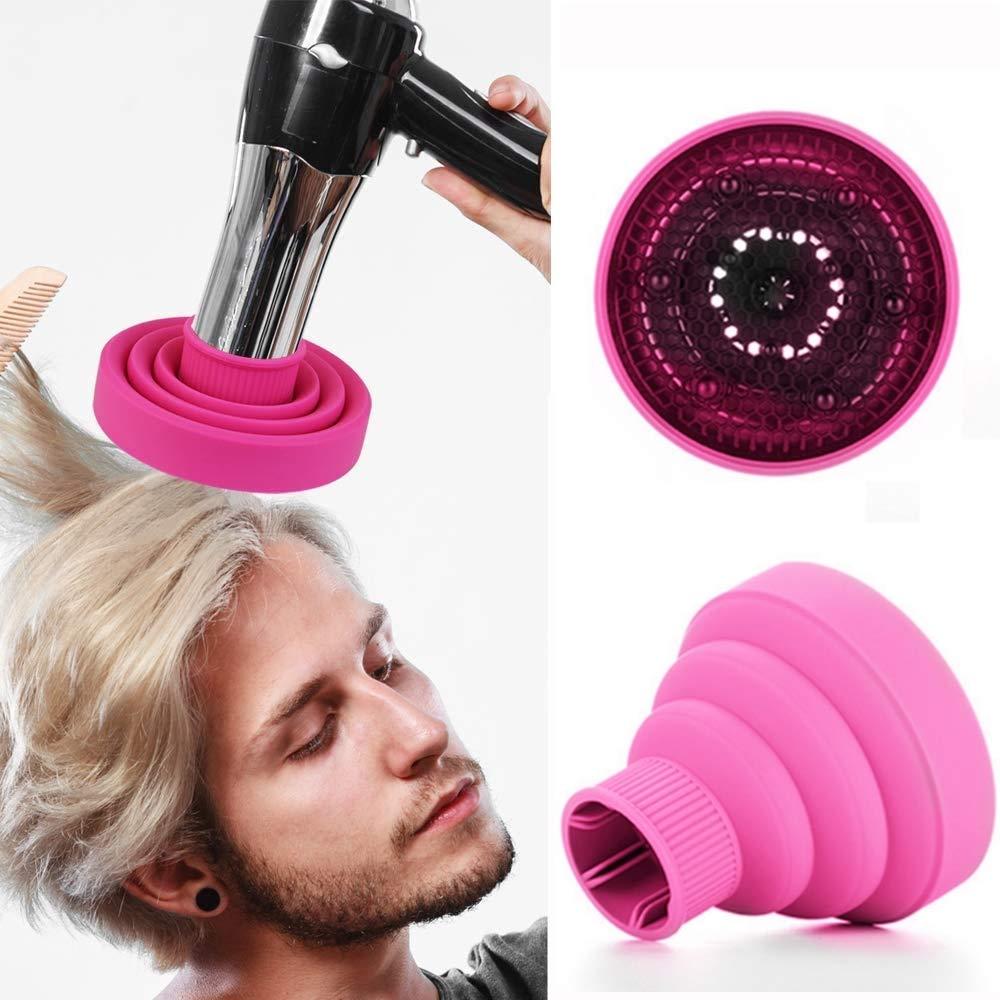 Collapsible Hair Diffuser Attachment for Curly Hair - Portable Salon ...