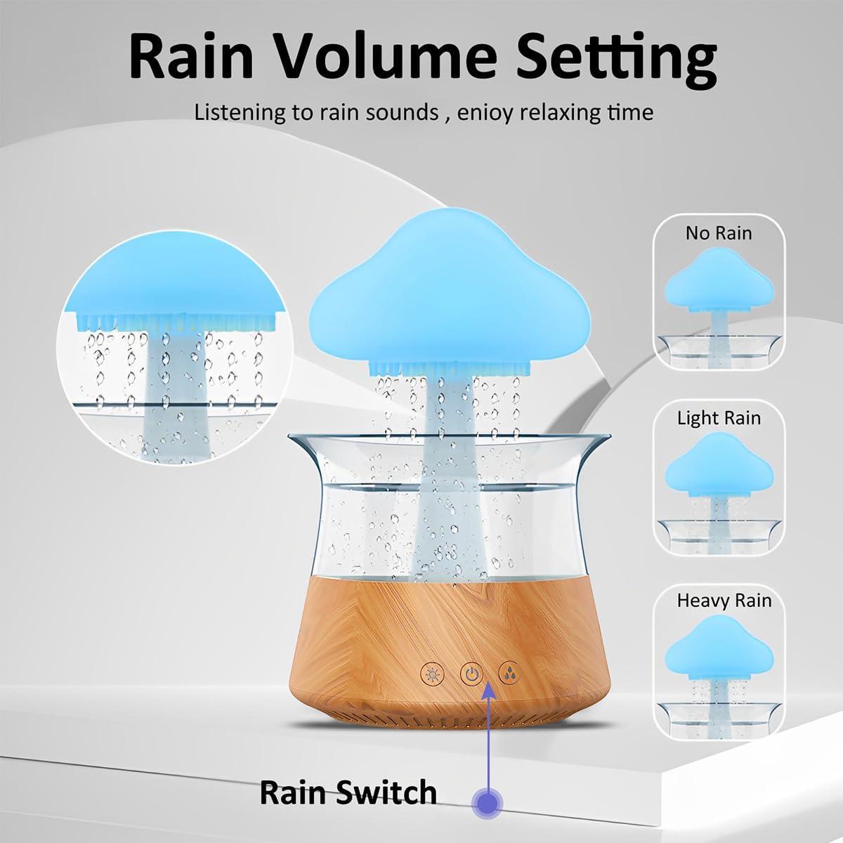 Cloud Rain Humidifier Rain Cloud Humidifier Raincloud Diffuser ...