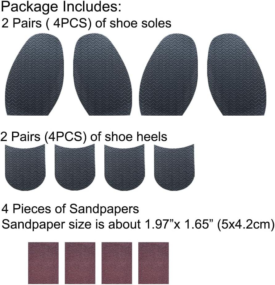UNIKSTEP 8-Piece Shoe Sole & Heel Repair Kit - Non-Skid Replacement ...