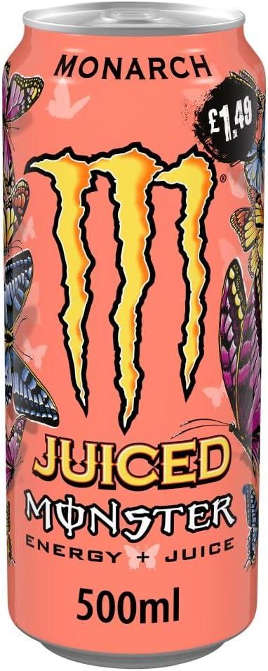 Monster Energy Drink Monster Juiced Energy Drink Pack Of 12 4 Assorted ...