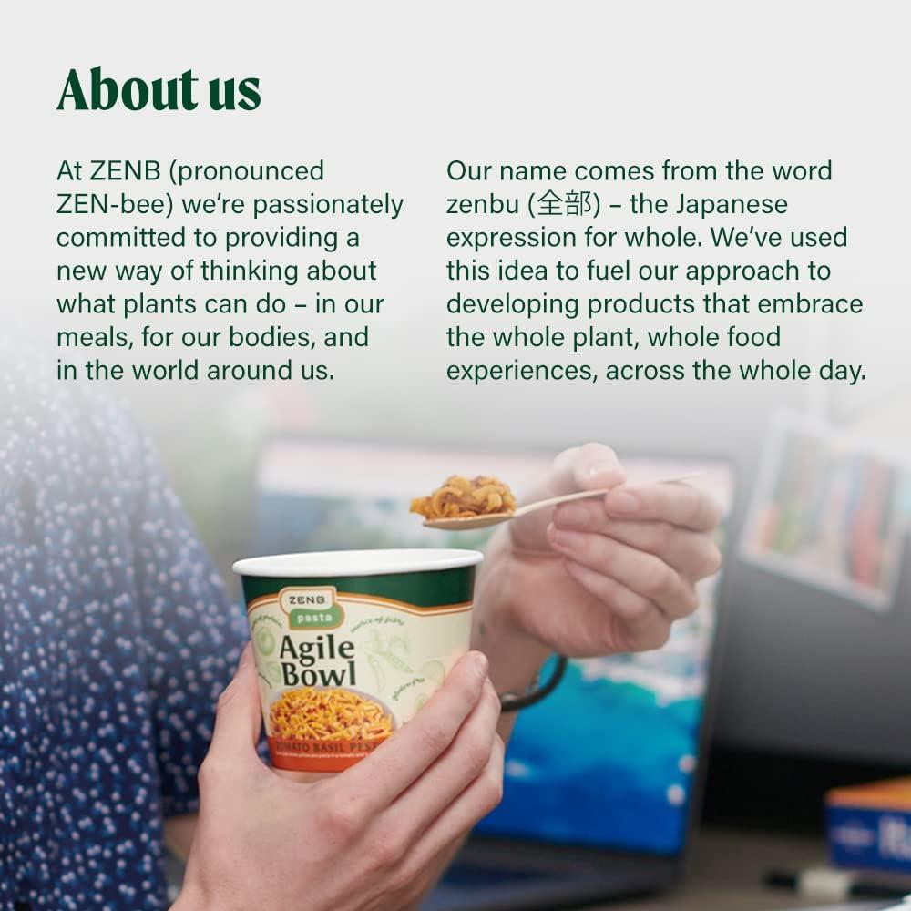 ZENB Gluten Free Instant Pasta Pot - Yellow Pea Pasta (Classic Flavours ...