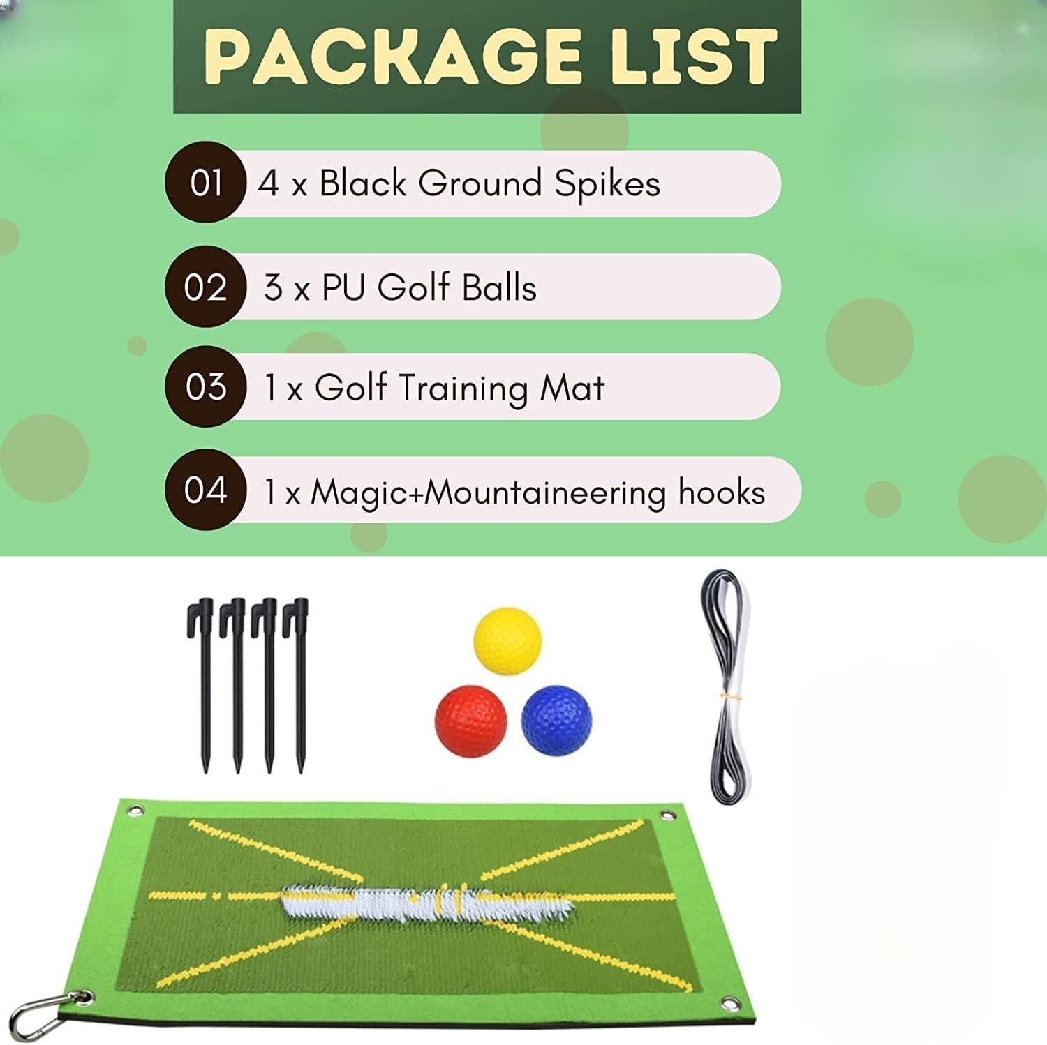 Golf Training Mat for Swing Detection and Path Feedback Improve Your ...