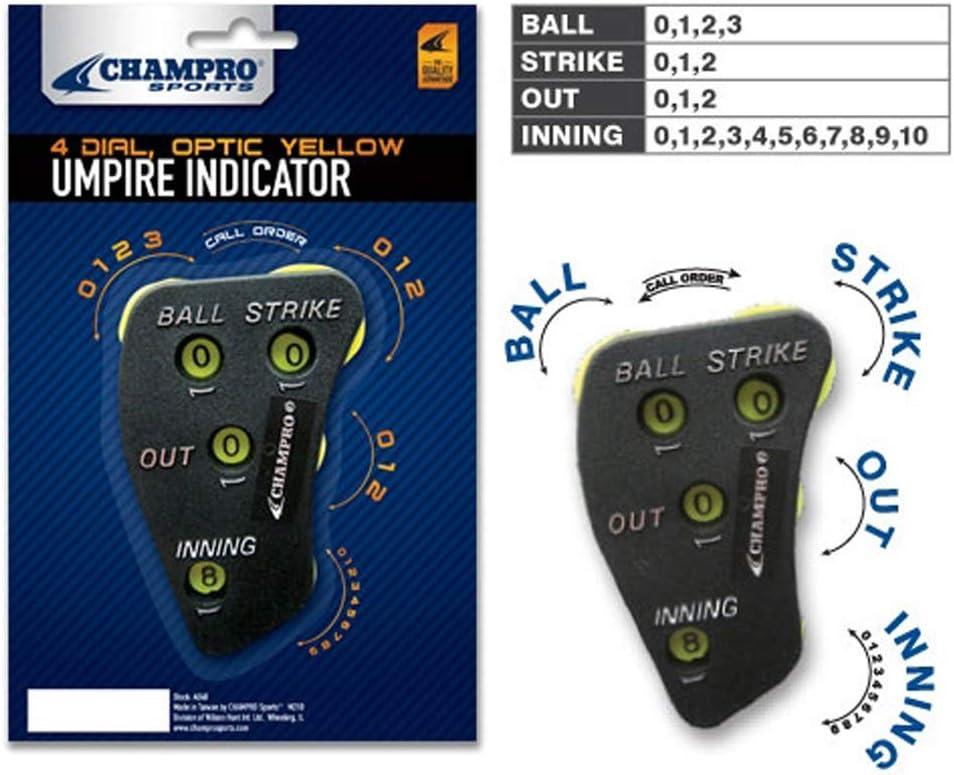 Champro Umpire Indicator - 4 Dial Black | Official Umpire Gear | Buy ...