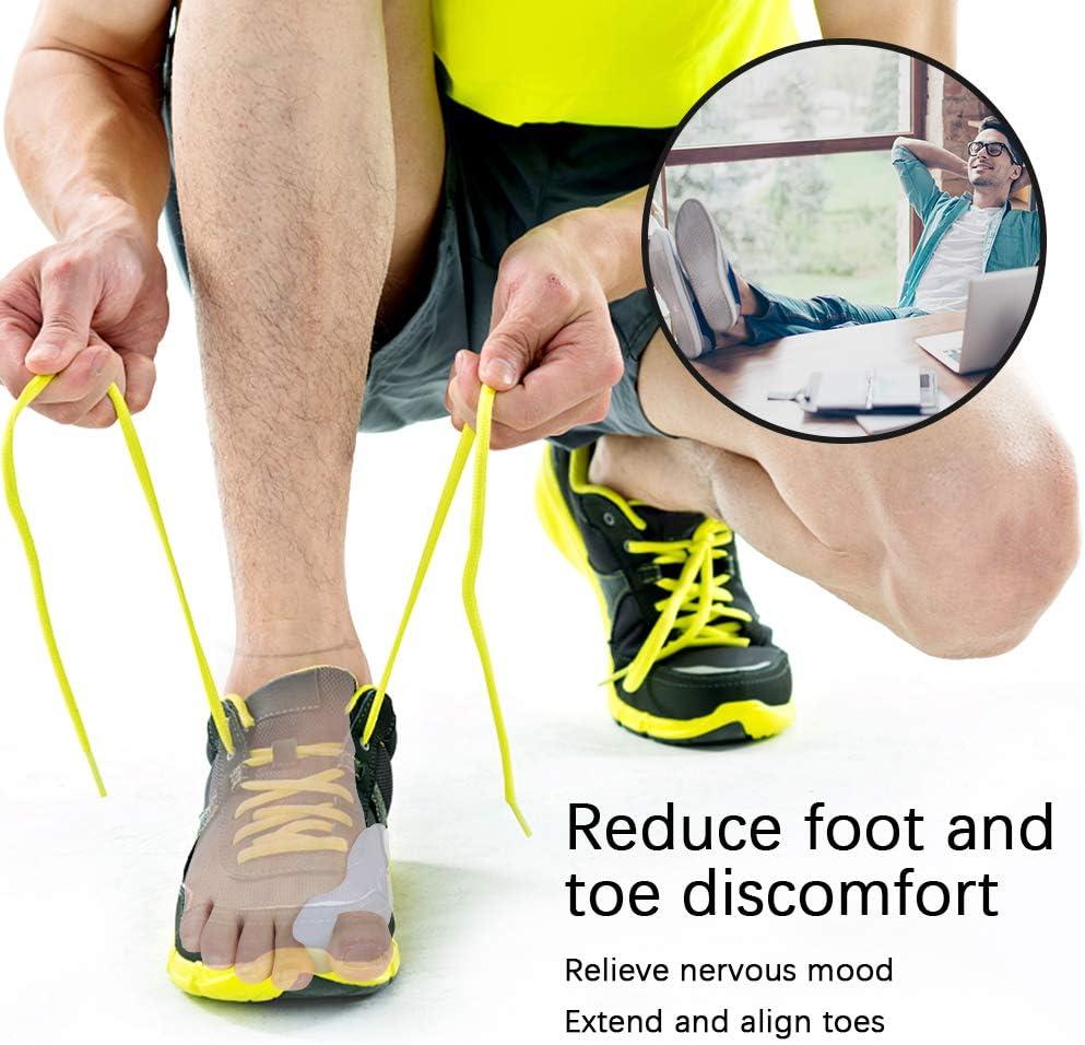 10 Pair Reusable Silicone Bunion Cushion Protector & Toe Separator Set ...
