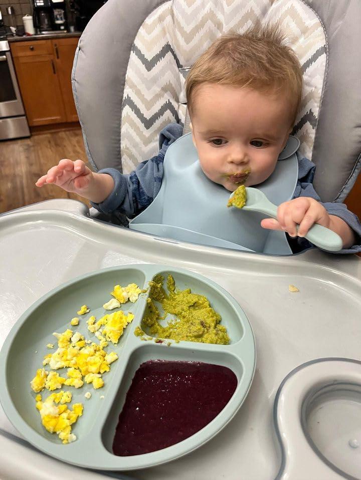 PandaEar Silicone Baby Feeding Set | Complete Baby Weaning Kit with ...
