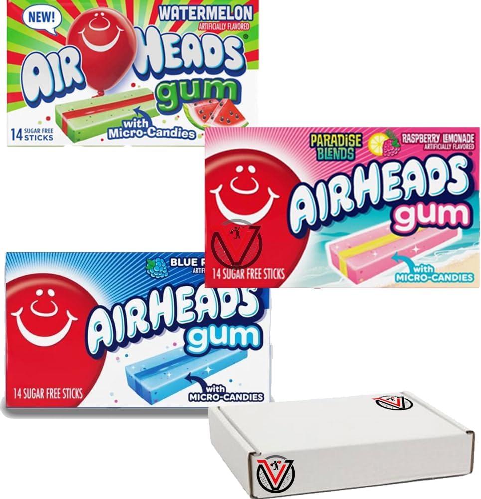 VIMIX Blue raspberry watermelan & Rspberry lemonade Chewing Gum Pack ...