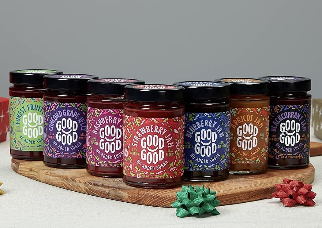 Sweet Blueberry Jam by Good Good - 12 oz / 330 g - Keto Friendly - No ...