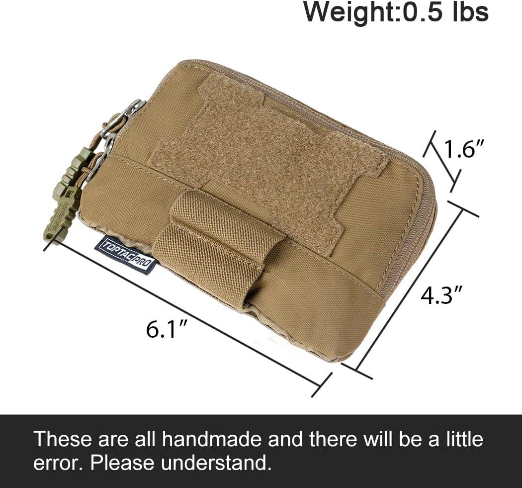 TOPTACPRO Tactical MOLLE Admin Panel Pouch - Small Chest Pouch for ...