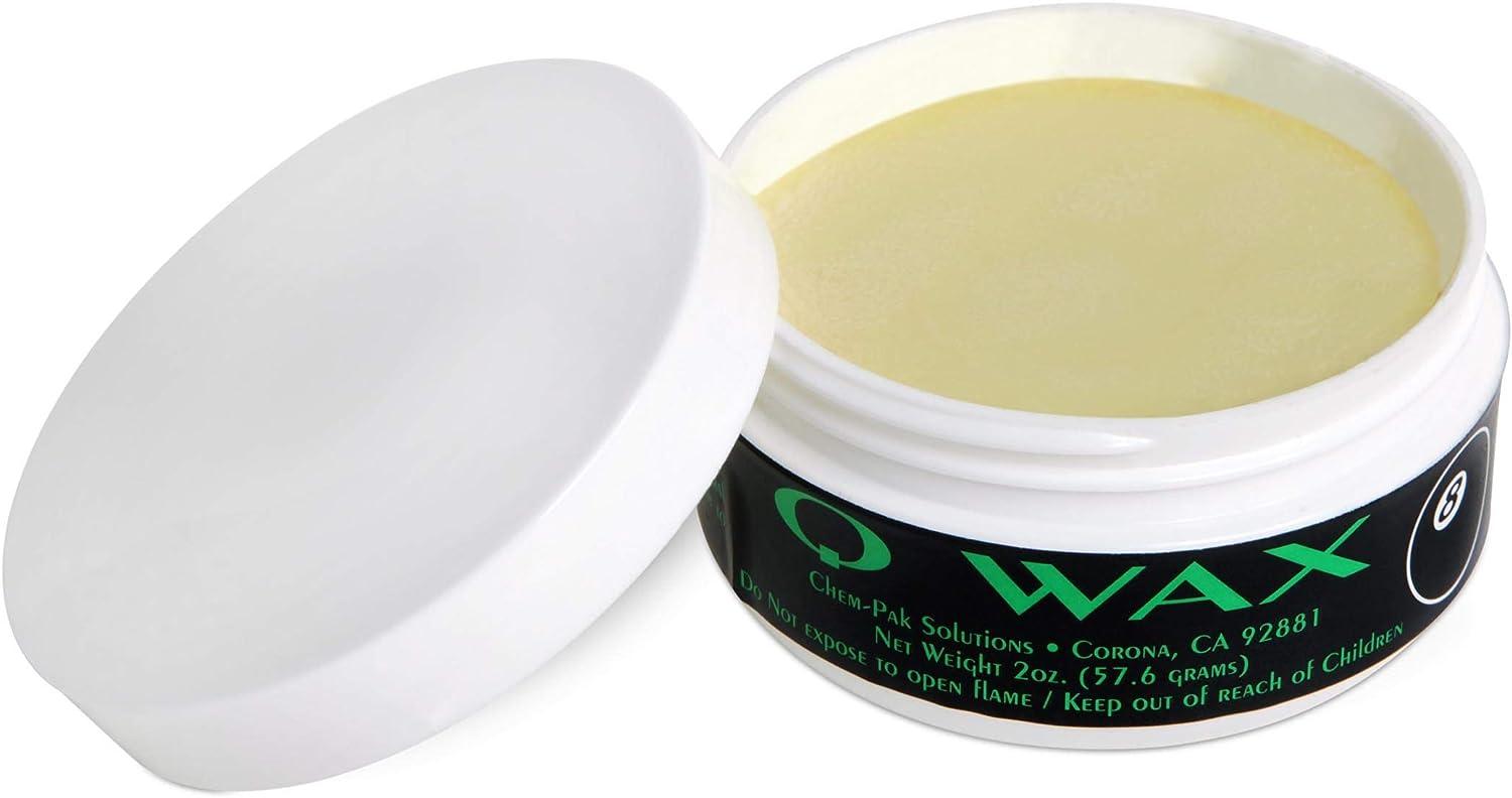 Chem-Pak Pool Cue Shaft Wax 2 oz - Premium Cue Maintenance Solution ...