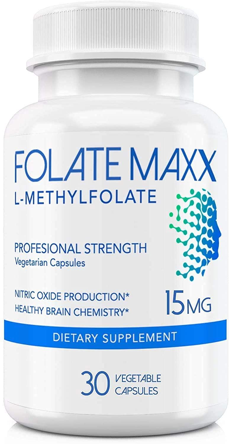 L-Methylfolate 15mg - 30 Capsules | Professional Strength 5-MTHF ...
