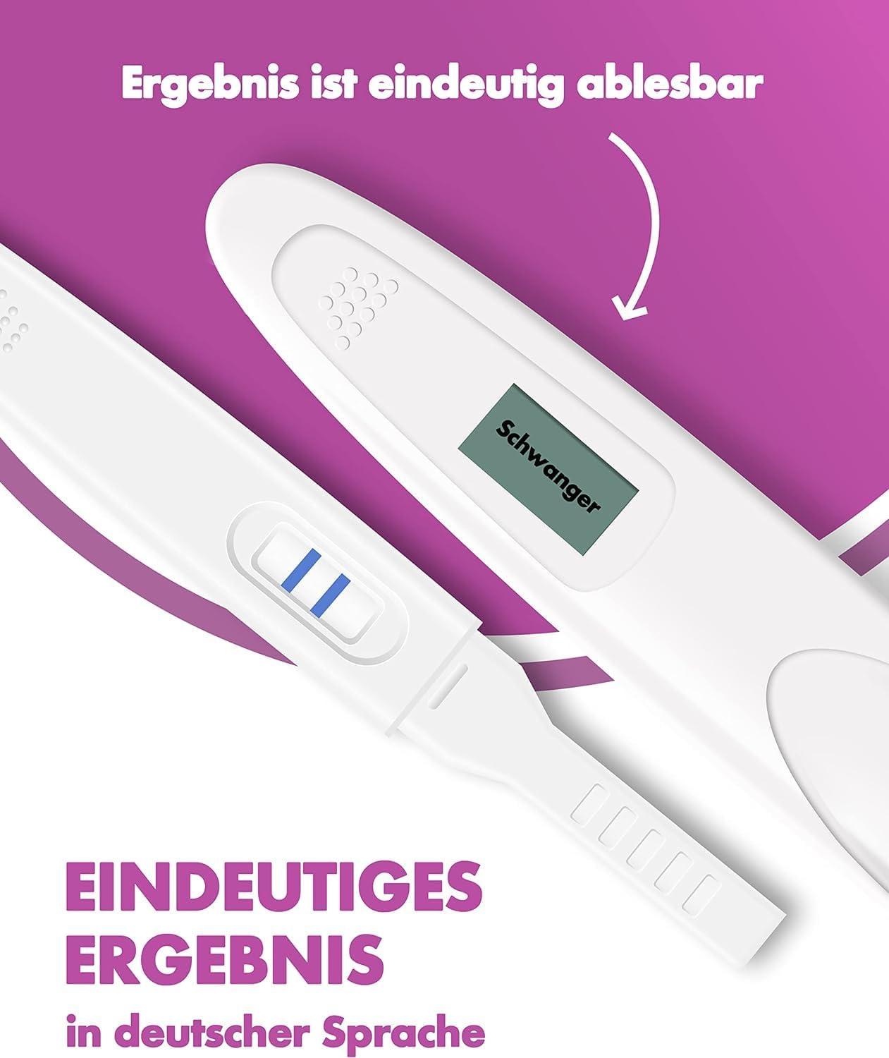 Early Digital Pregnancy Test - 1 Piece One-Step Test with Display ...