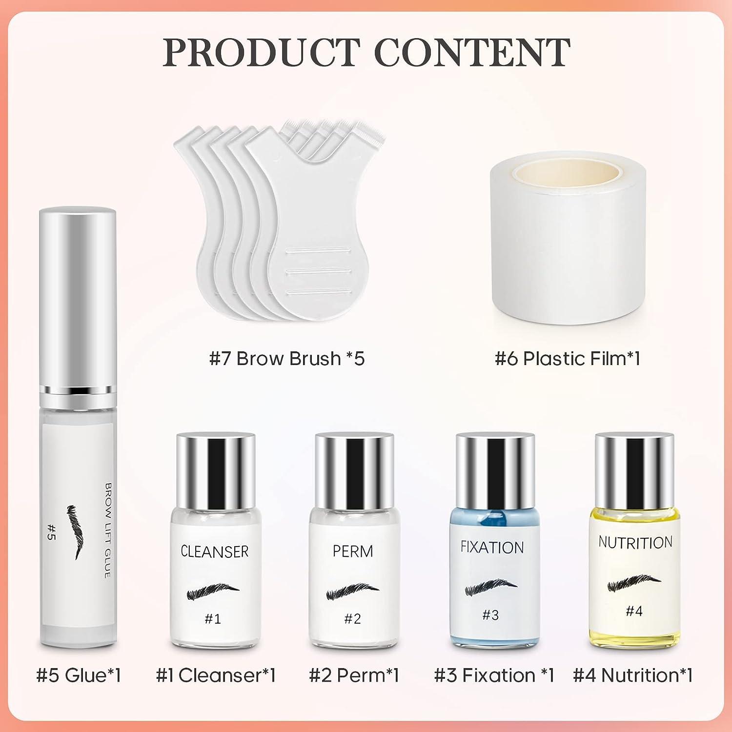 Buqikma Professional Eyebrow Lamination Kit - Brow Lift Styling for DIY ...