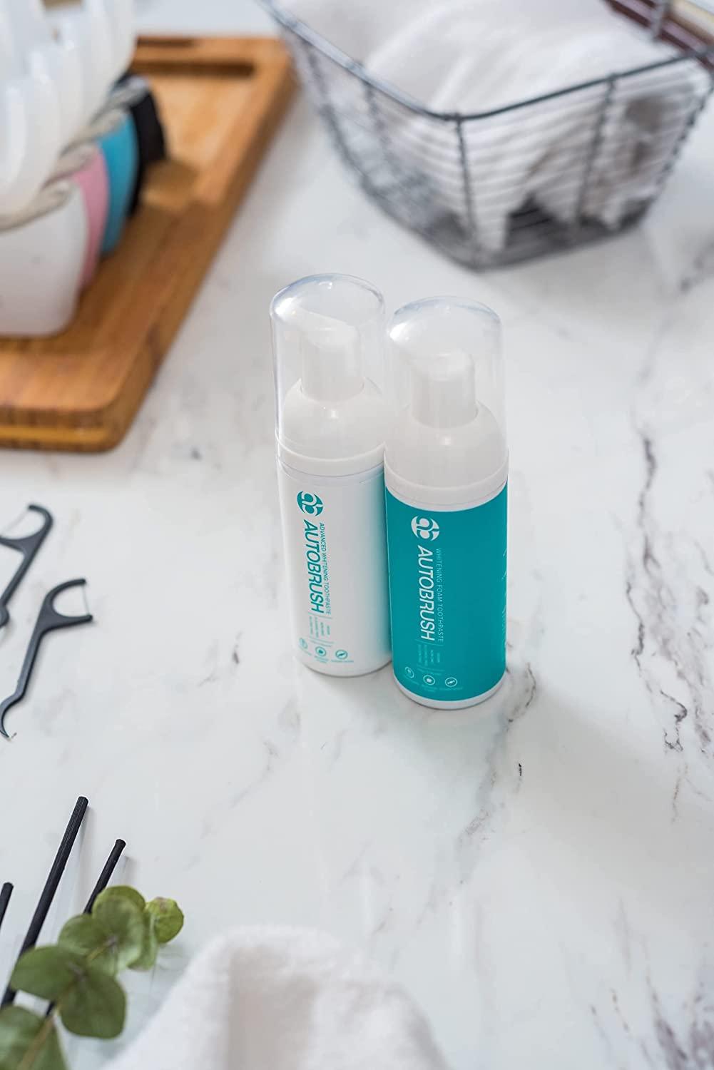 Autobrush Advanced Whitening Foaming Toothpaste - Mint Flavored, 30 Day ...