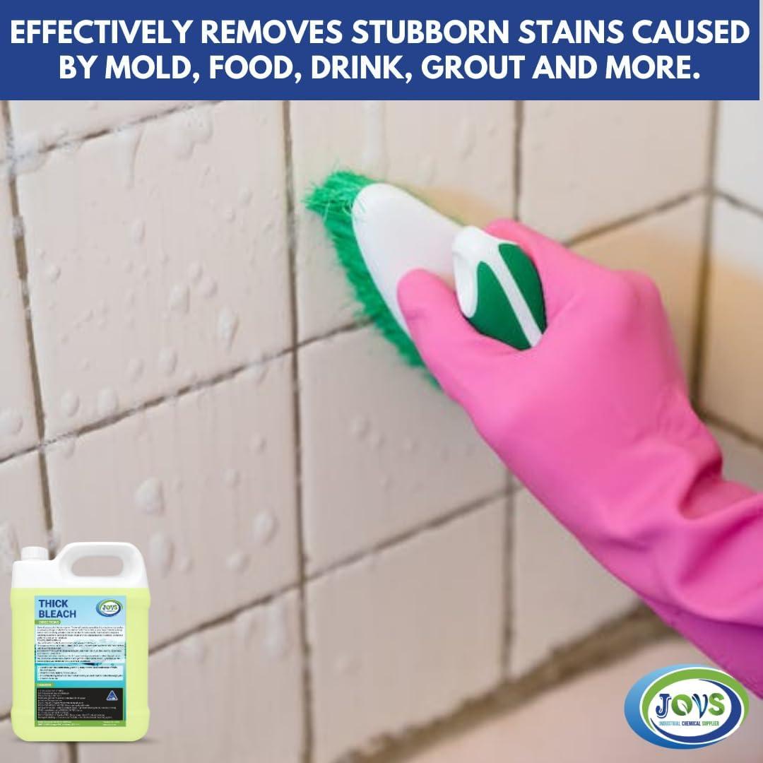 Jovs Thick Bleach 5 Litre - Professional Bleach for Cleaning Toilet ...