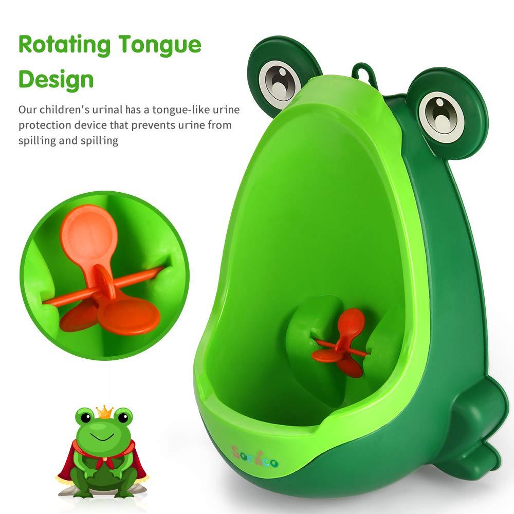 Soraco Frog Potty Training Urinal for Toddler Boys Toilet with Aiming ...