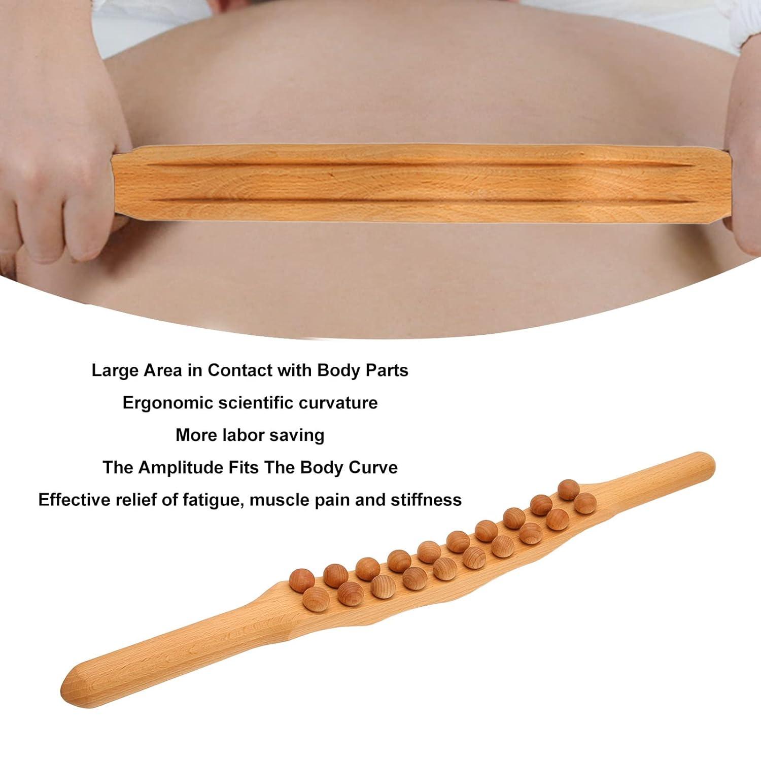 Body Gua Sha Stick - Anggrek Muscle Relaxing Massage Bar with 20 Pearls ...