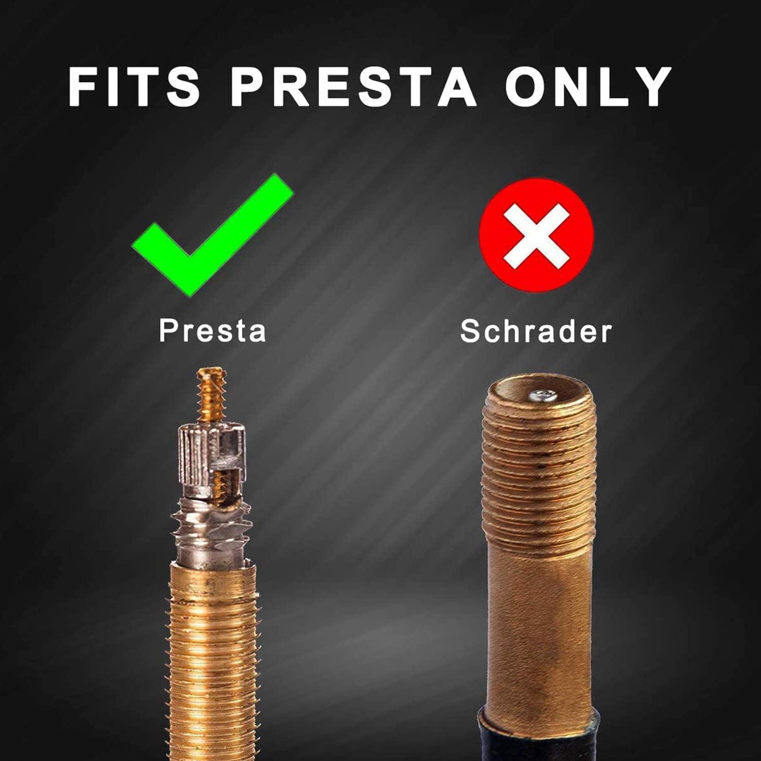 Brass Presta Valve Adapter (5 Pack) - Convert to Schrader, Inflate with ...