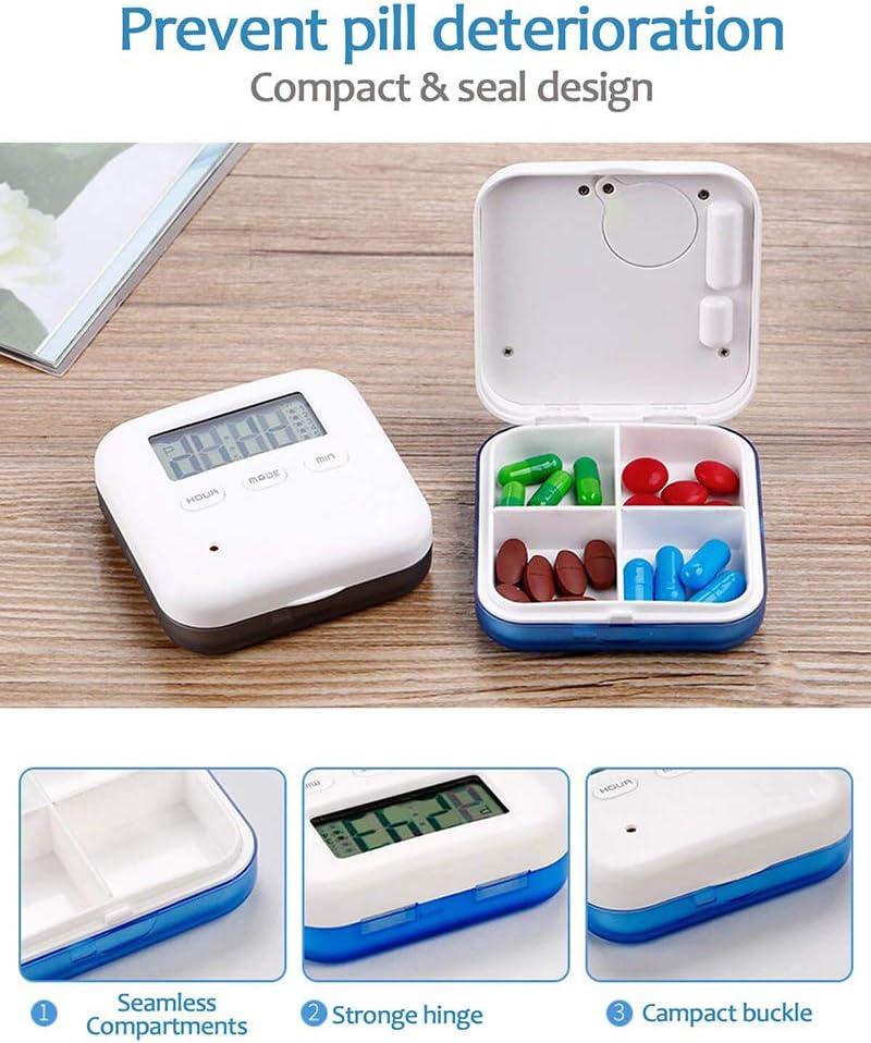Automatic Pill Dispenser Zeerkeer Electronic Pill Timer-Reminder ...